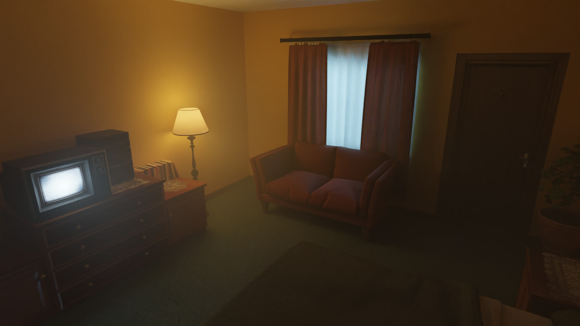 Motel Room 206 - 3D Model by ItsAllInYour