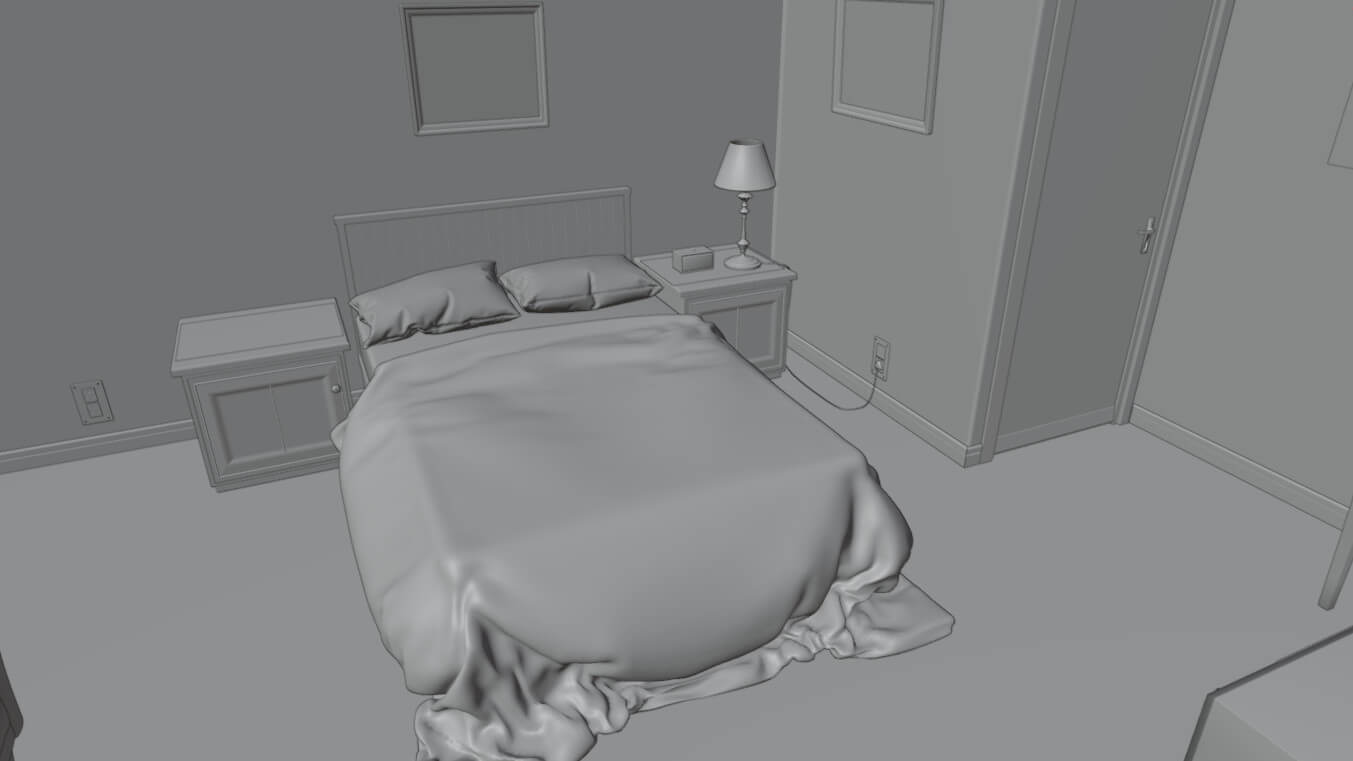 Motel Room 206 - 3D Model by ItsAllInYour