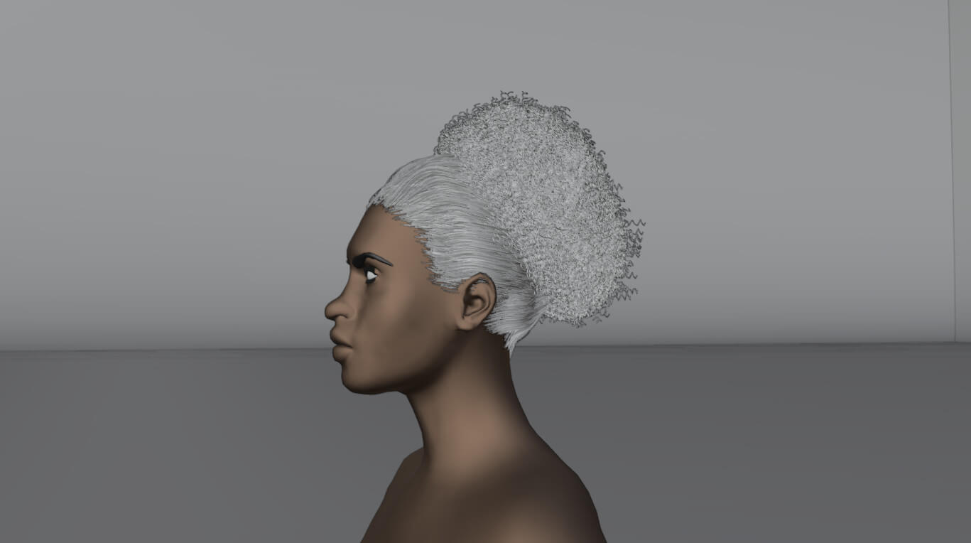 Pony Puff Hair - 3D Model by ItsAllInYour