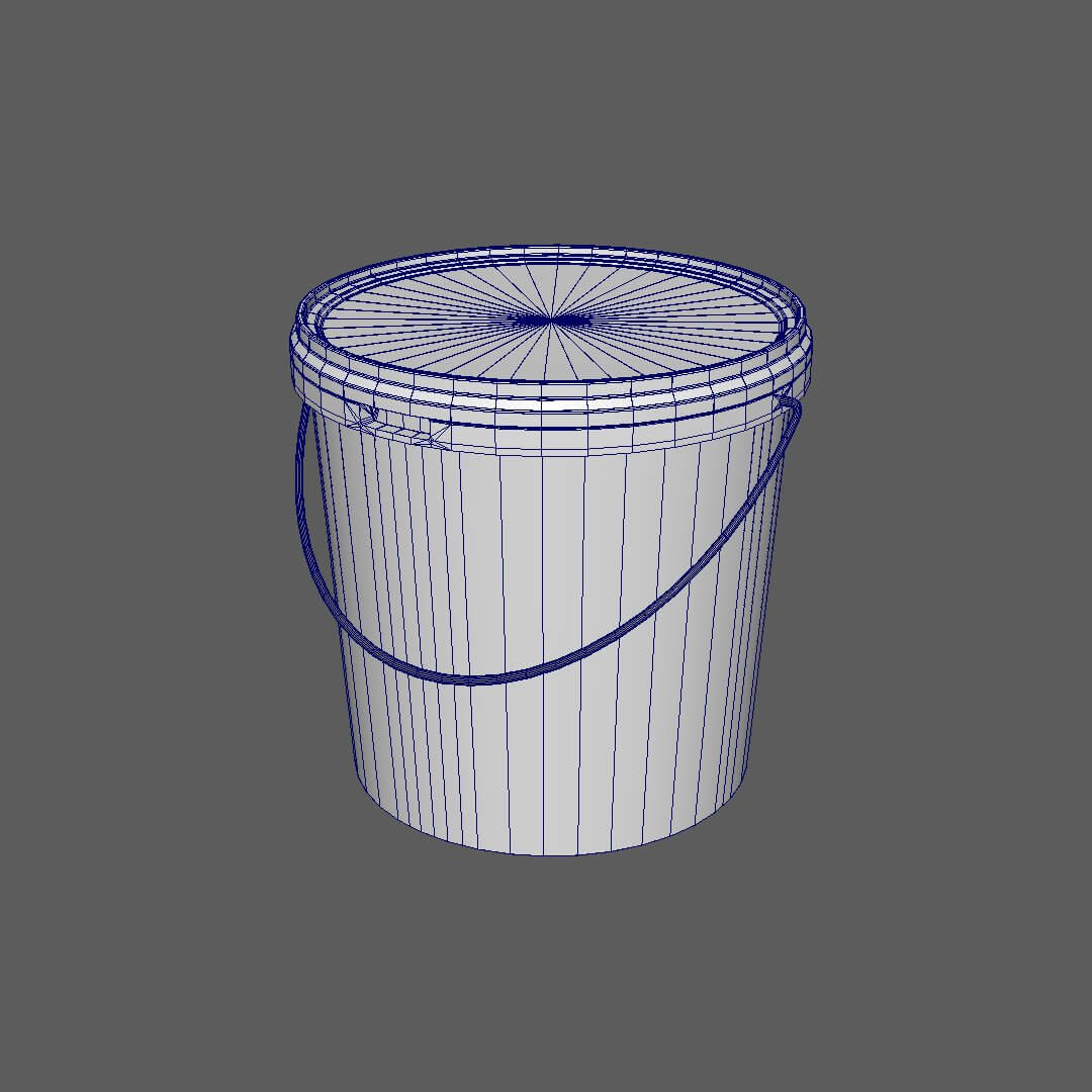 Paint Bucket - 3D Model by ivamargar