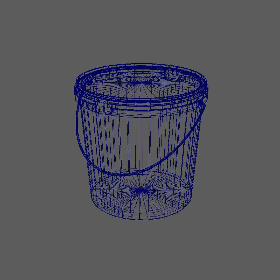 Paint Bucket - 3D Model by ivamargar