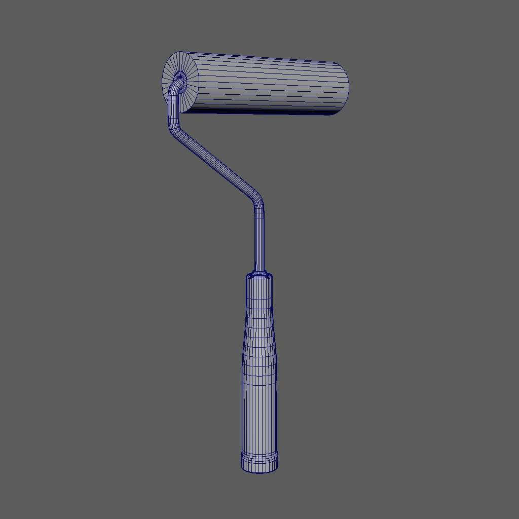 Paint Roller - 3D Model by ivamargar