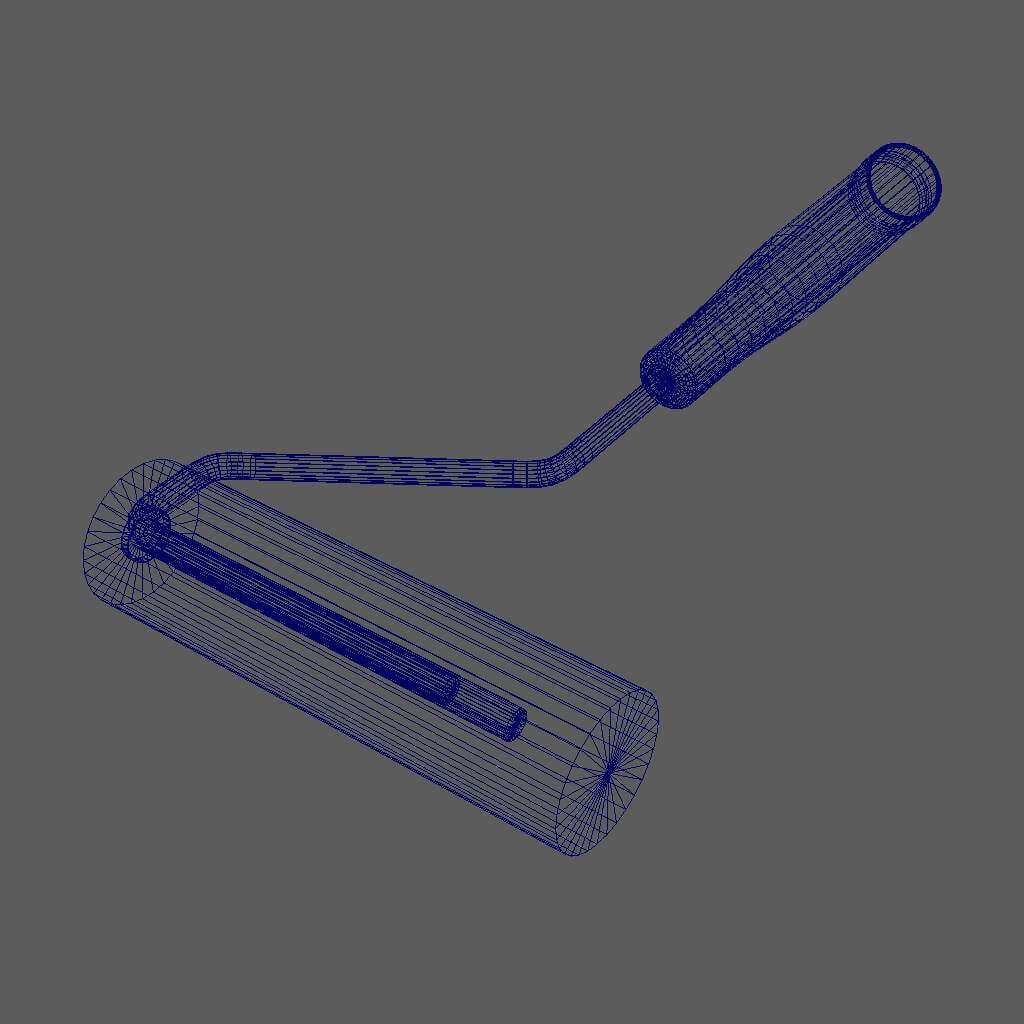 Paint Roller - 3D Model by ivamargar