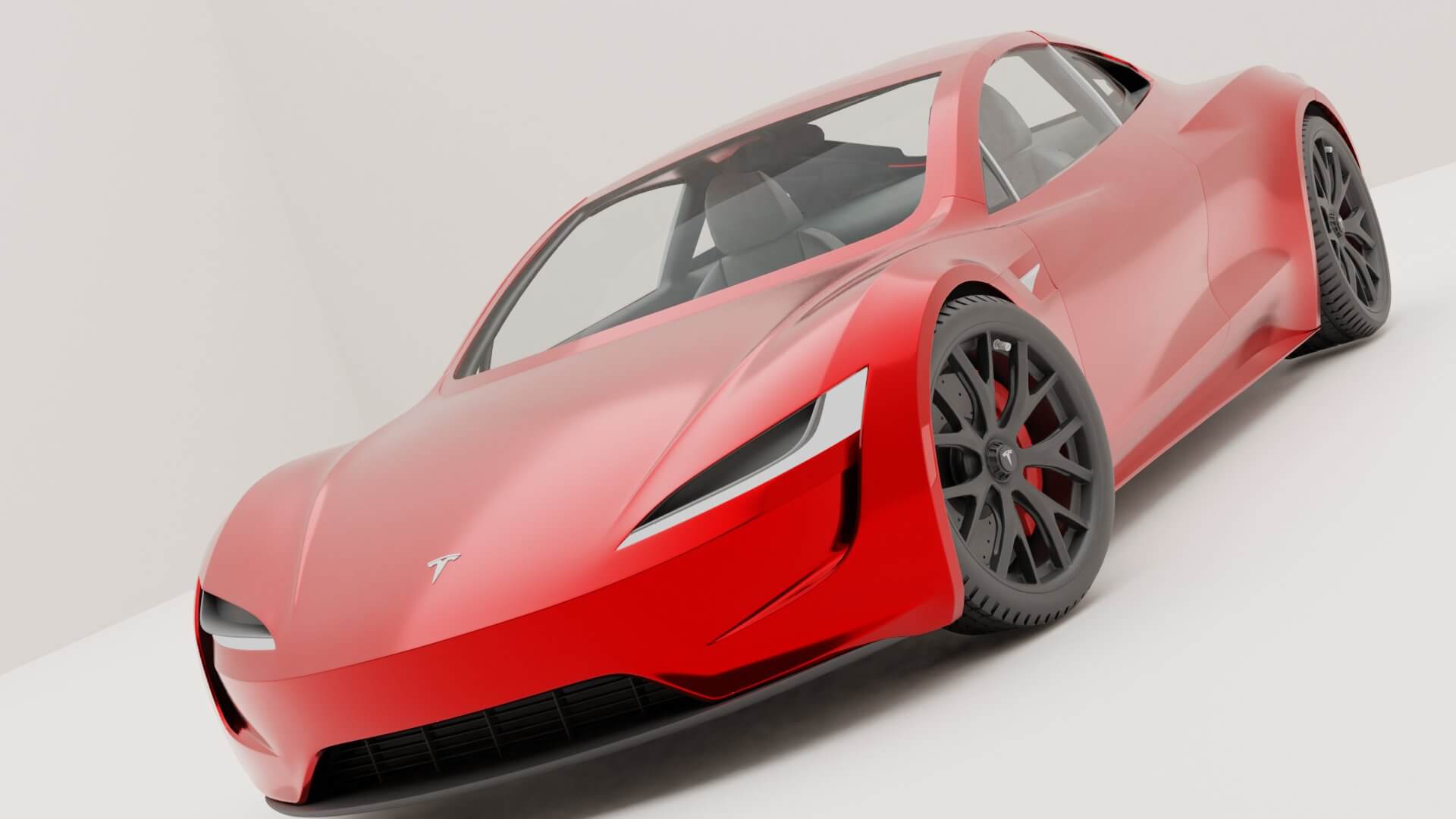 Tesla Roadster 2020 - 3D Model by Ivax3d