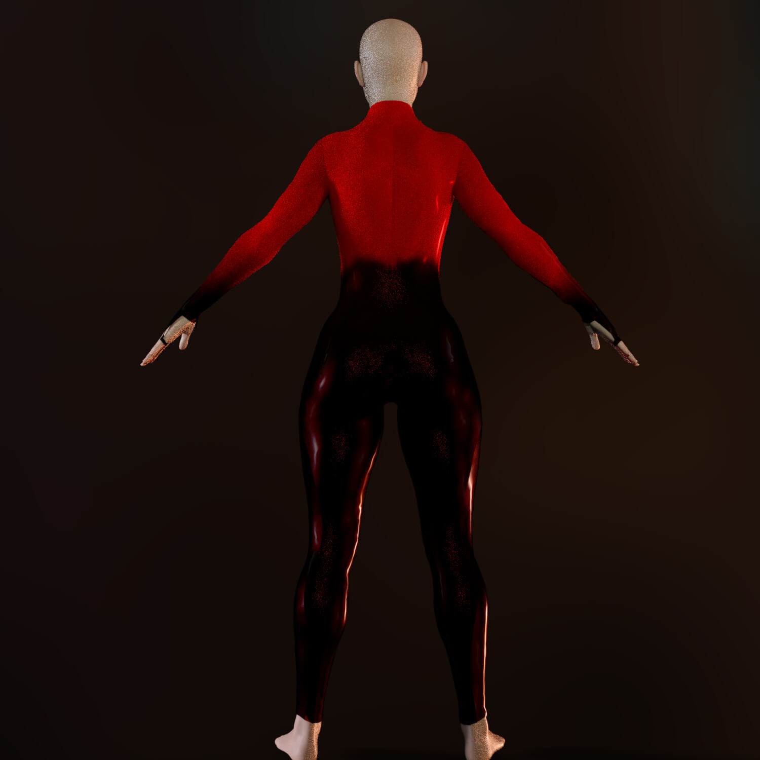 Poison Ivy Red Catsuit + Body Morph/Shape - Daz Content by Ivlover
