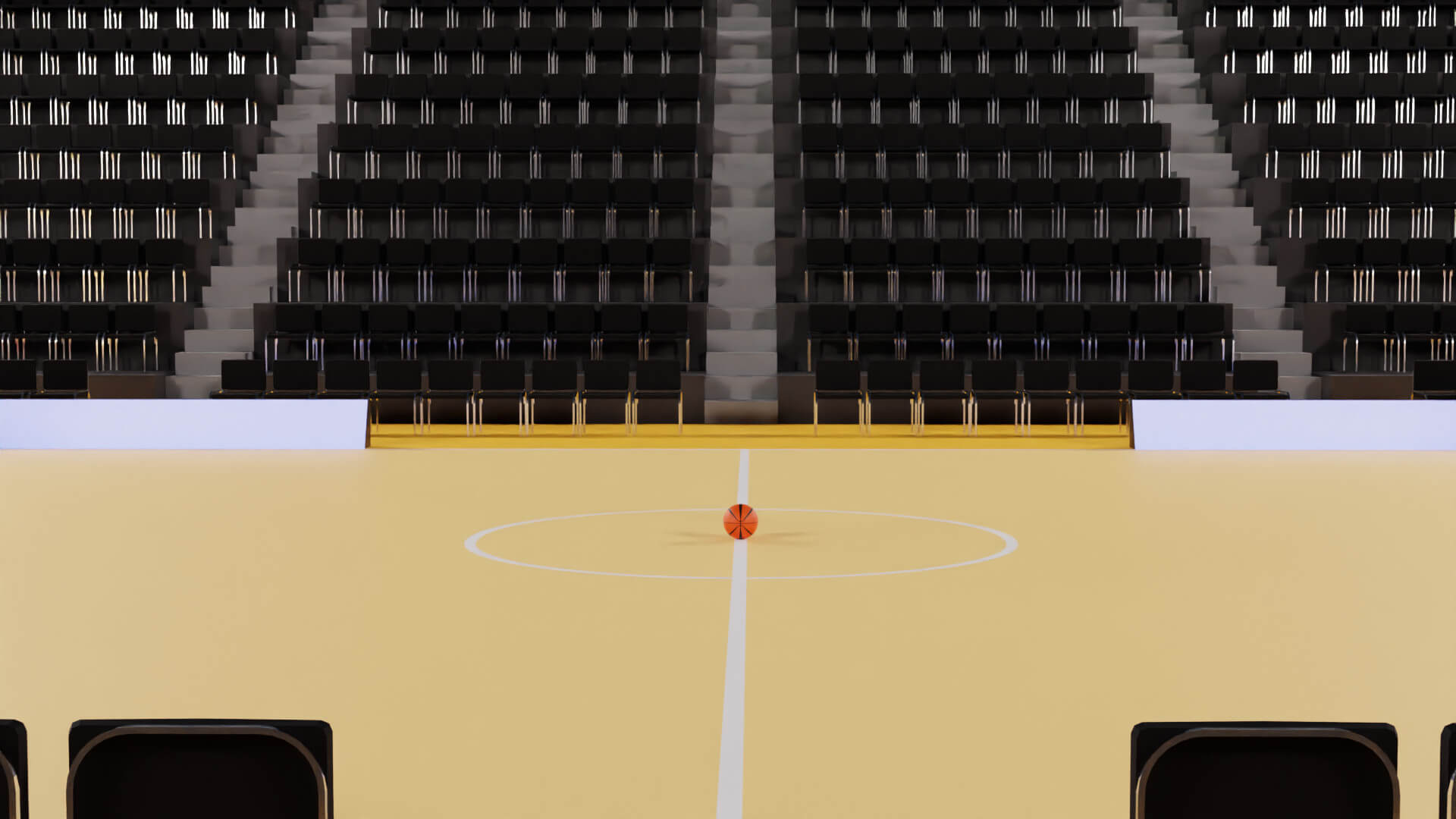 Basketball Arena - 3D Model by IzIBrizi