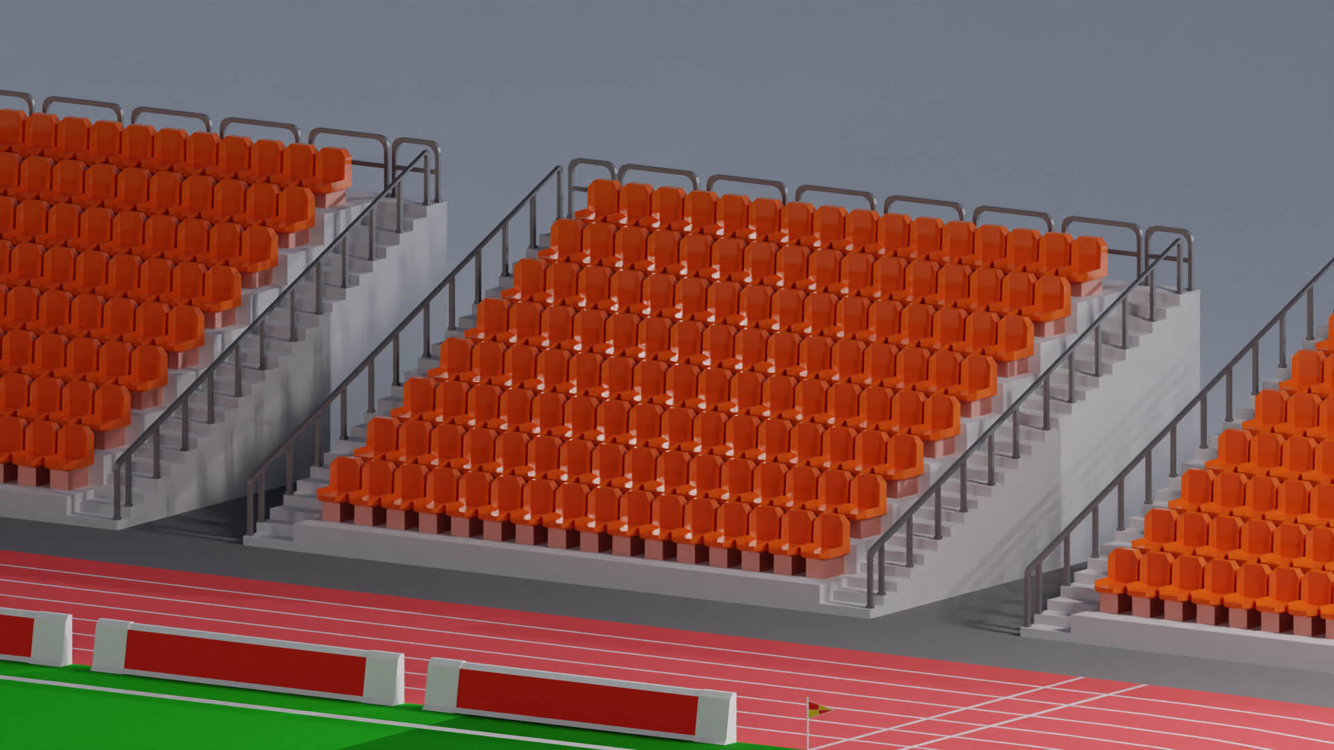 Football Soccer Stadium - 3D Model by IzIBrizi