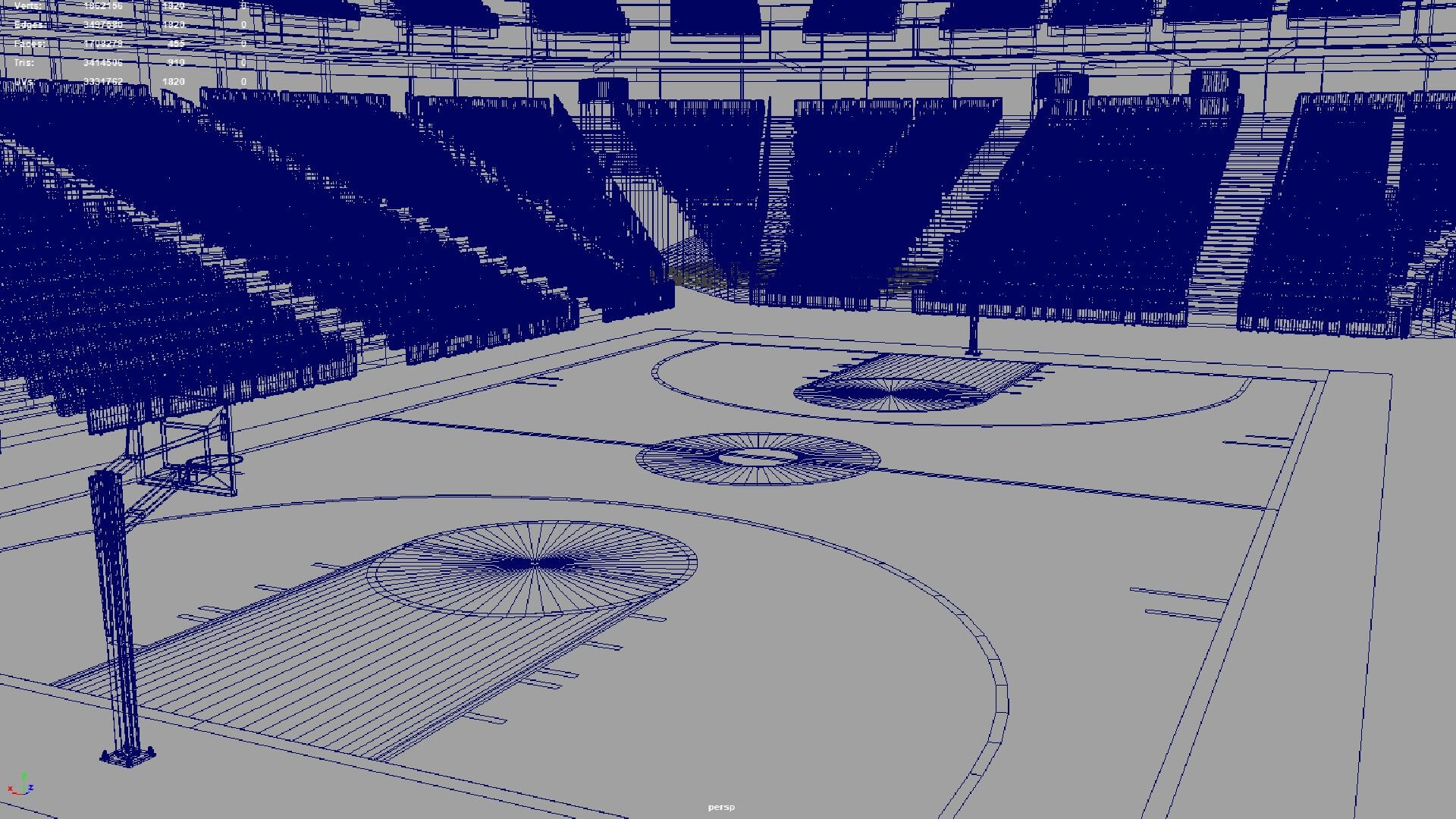Basketball Arena - 3D Model by Jackdutch