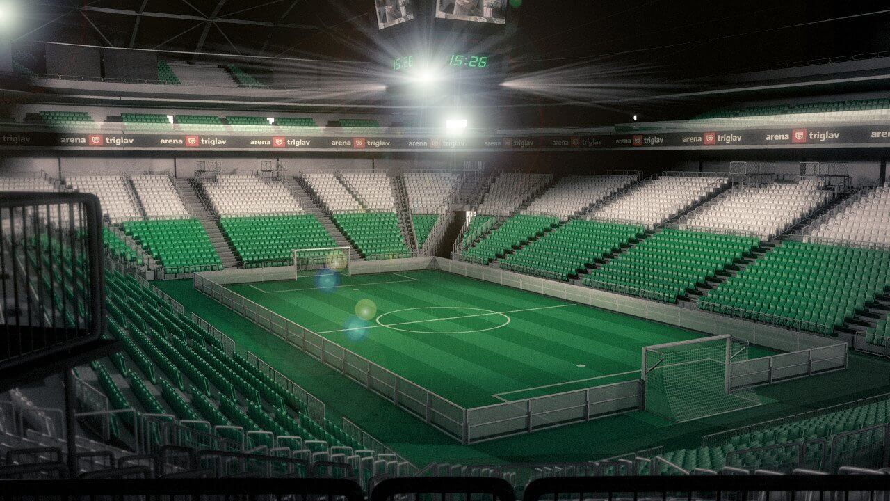 Football arena 3D Render, Digital Art by Jackdutch