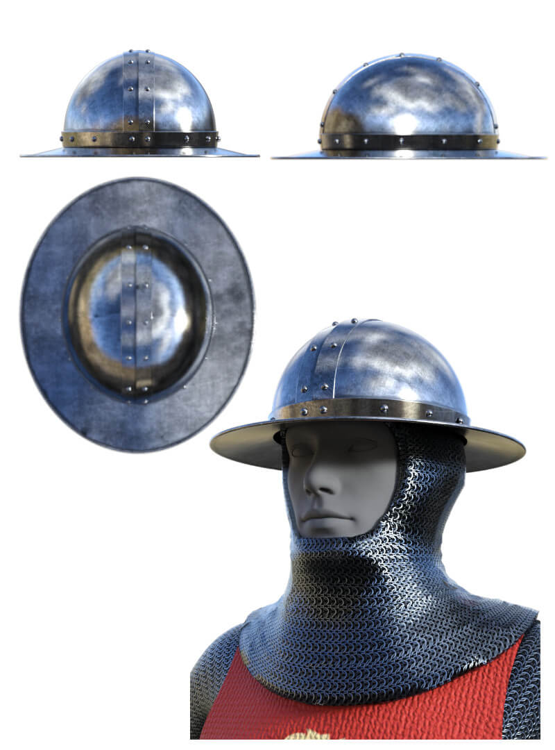 Medieval Helmets - Free Daz Content by jackjump
