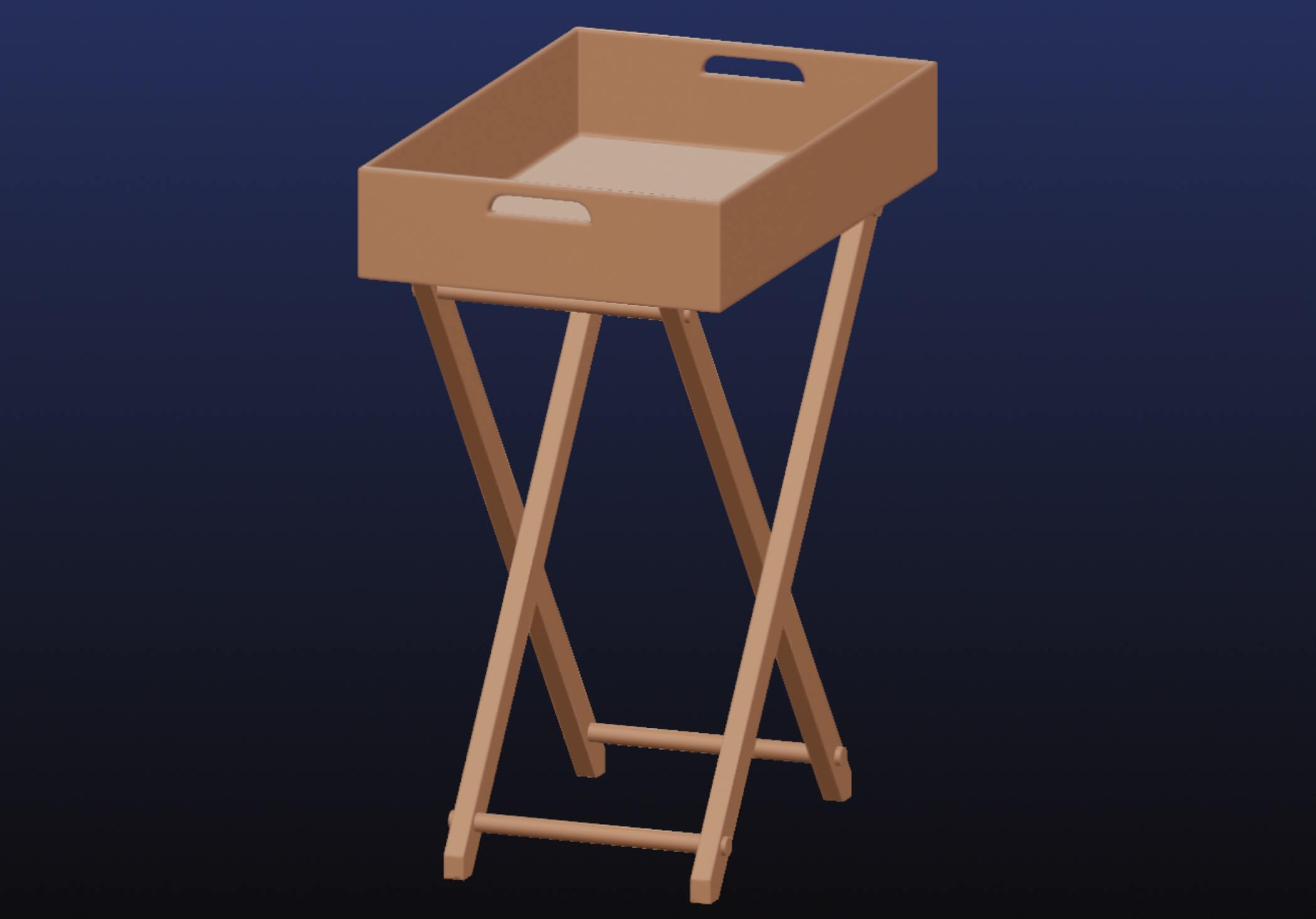 Butler's Table - Free 3D Model by Jade02