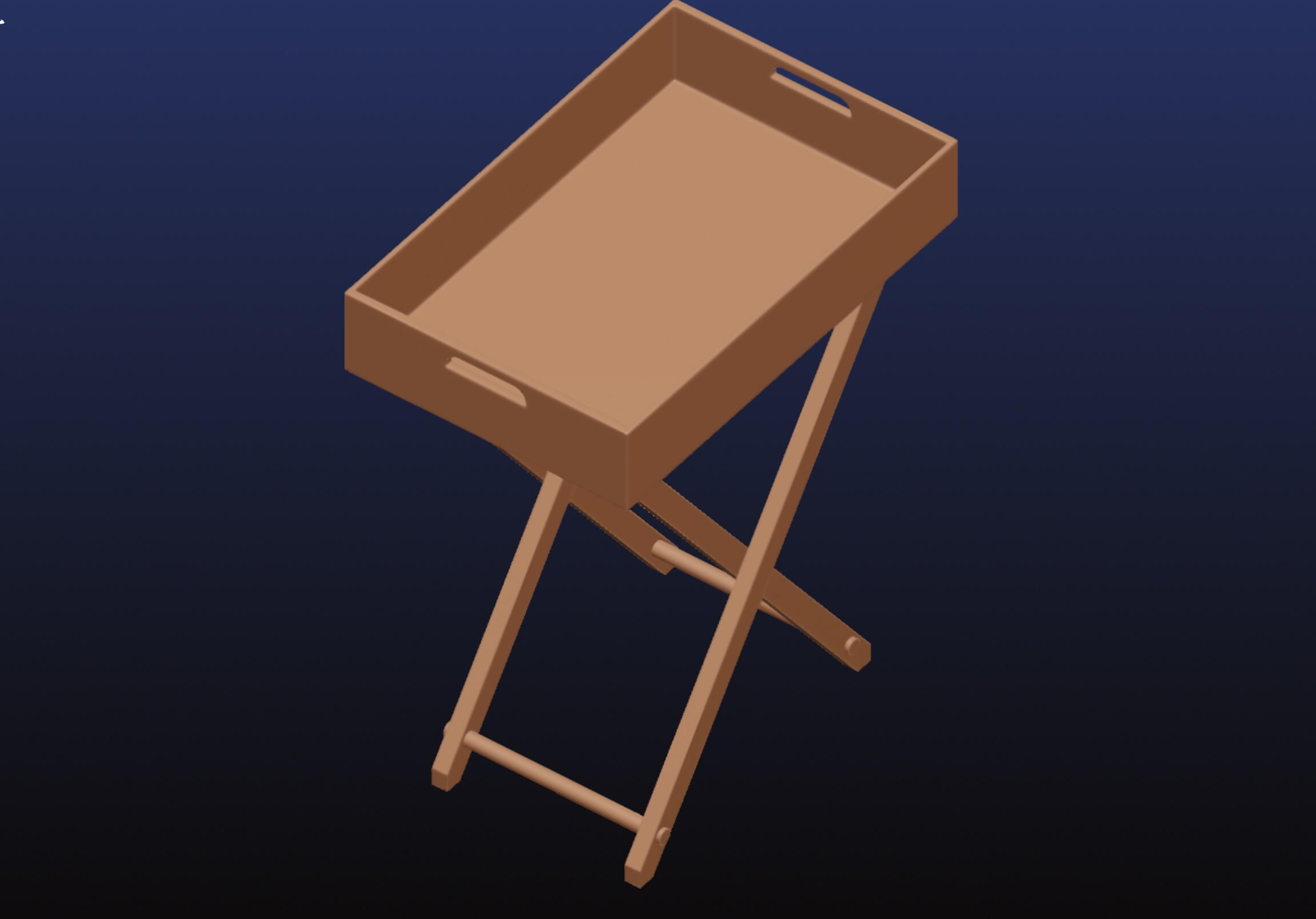 Butler's Table - Free 3D Model by Jade02