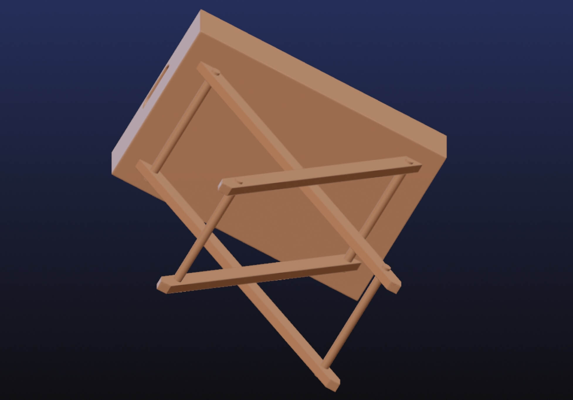 Butler's Table - Free 3D Model by Jade02