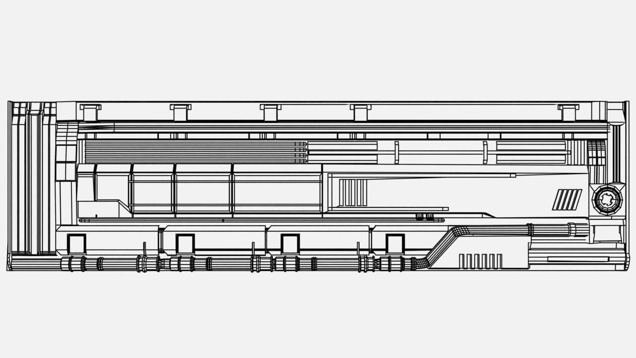 Sc-Fi Hard Surface Panel 3D Model by jagan kumar