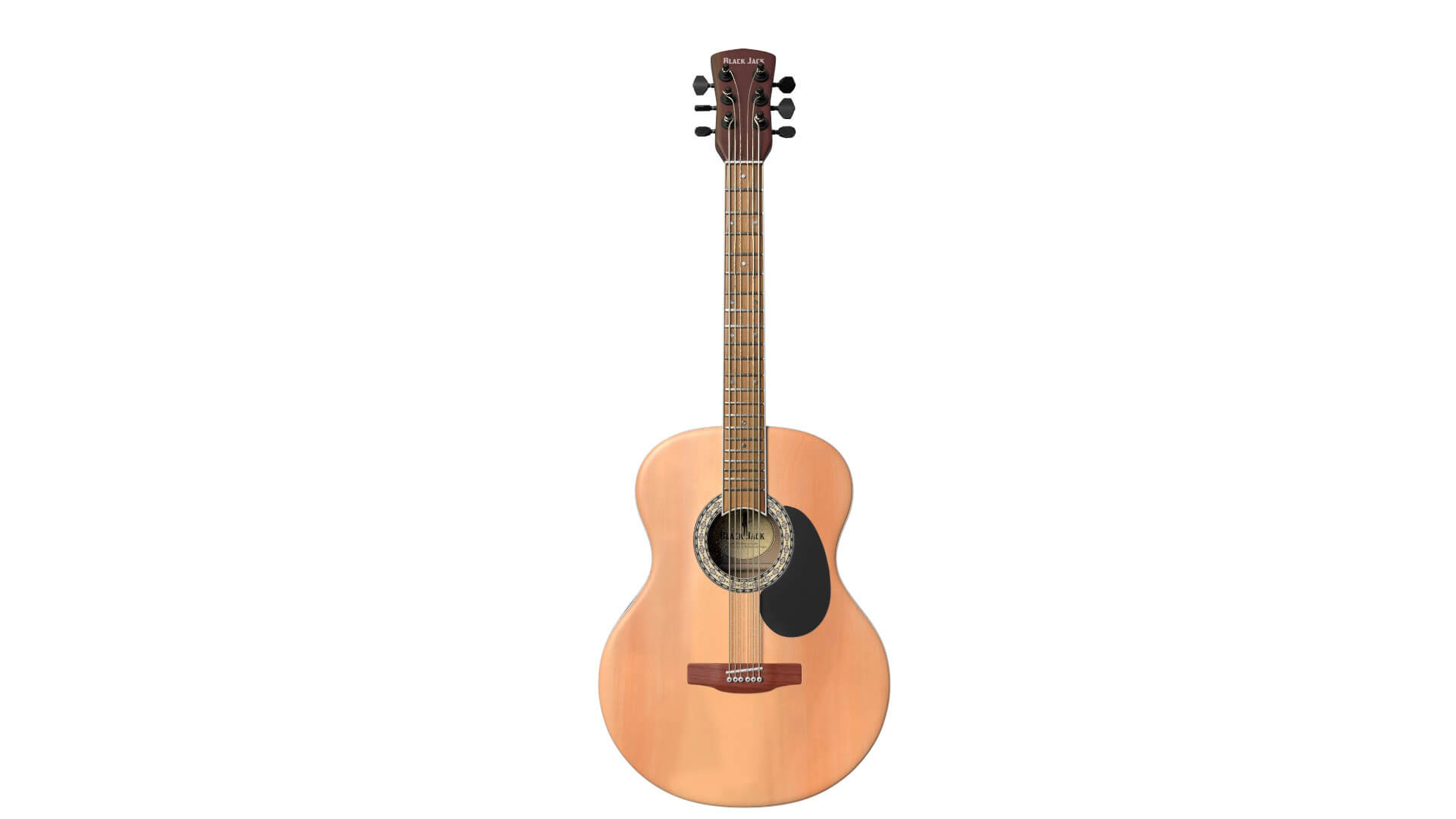 Acoustic Guitar - 3D Model by jaka ardian