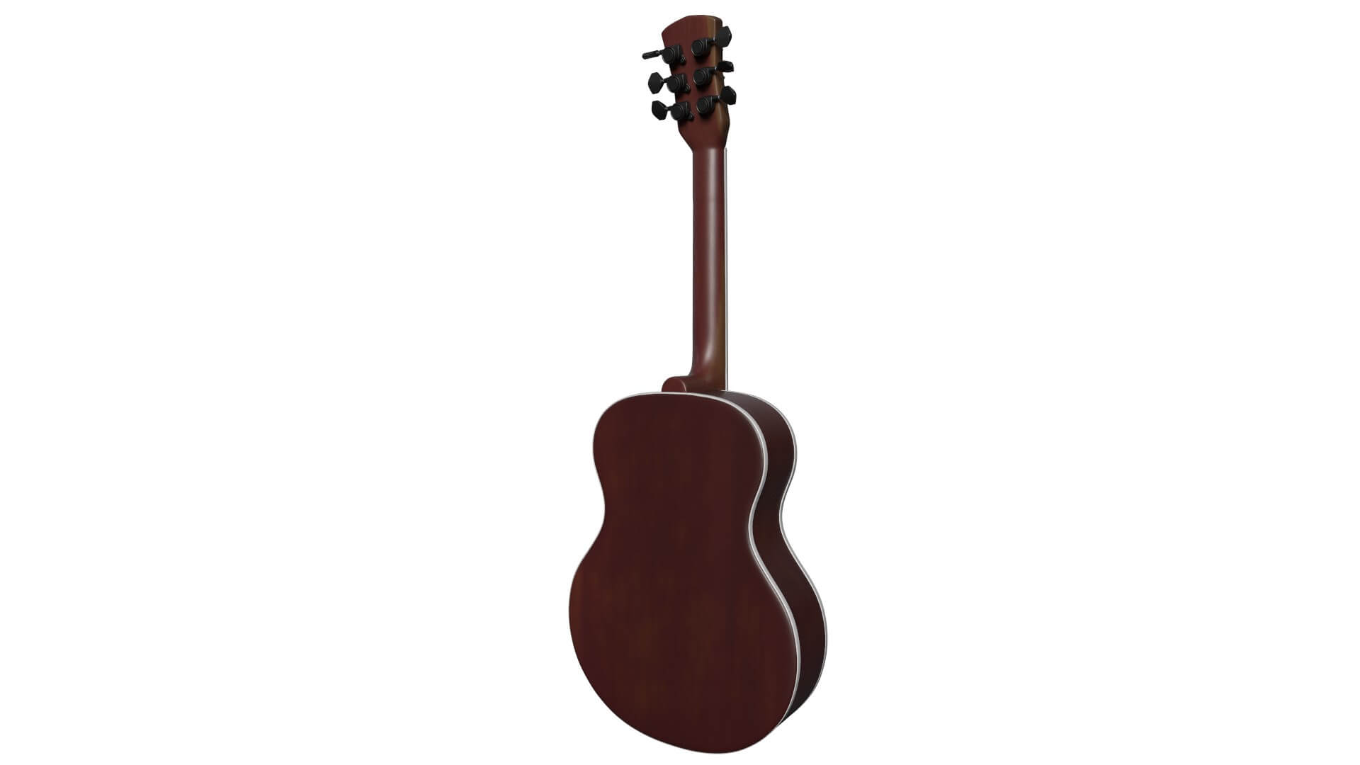 Acoustic Guitar - 3D Model by jaka ardian