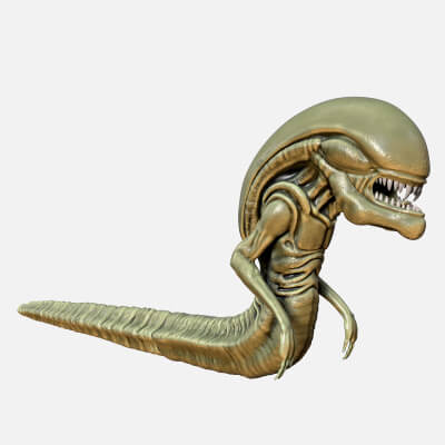 Alien Chestburster - 3D Model by jaka ardian