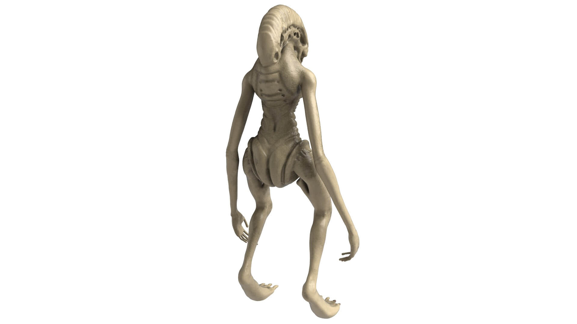 Alien Newborn - 3D Model by jaka ardian