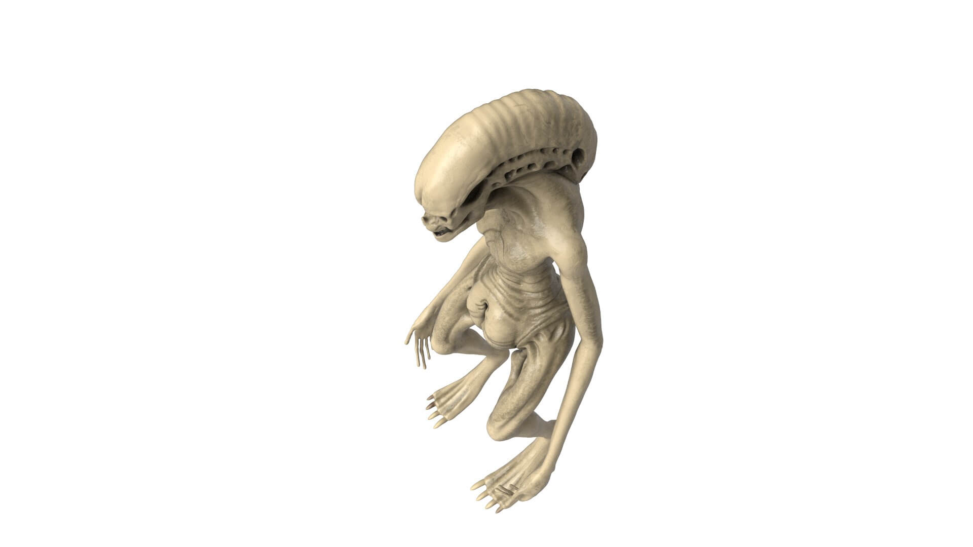 Alien Newborn - 3D Model by jaka ardian