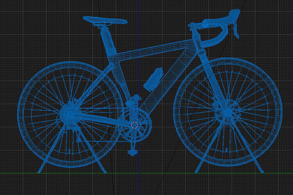 Bicyle Road Bike - 3D Model by jaka ardian