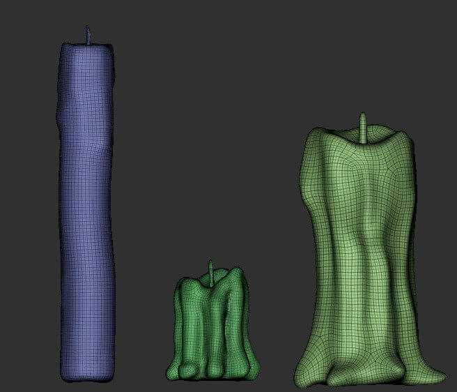 Candle - 3D Model by jaka ardian