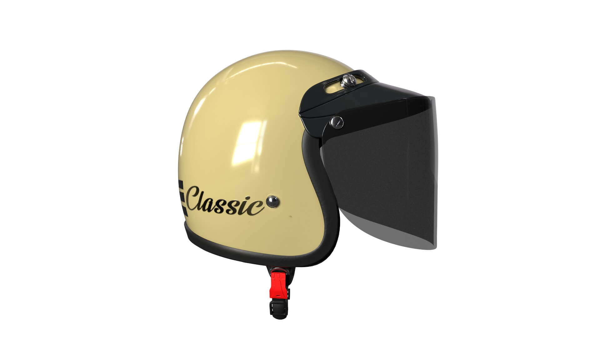 Classic Helmet - 3D Model by jaka ardian