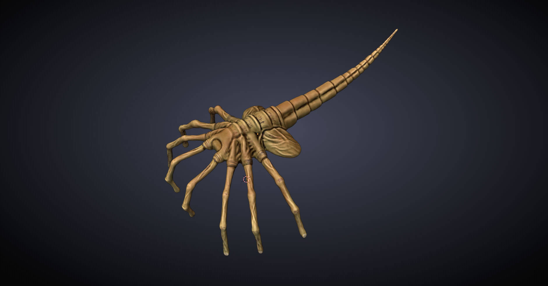 Alien's Facehugger - 3D Model by jaka ardian