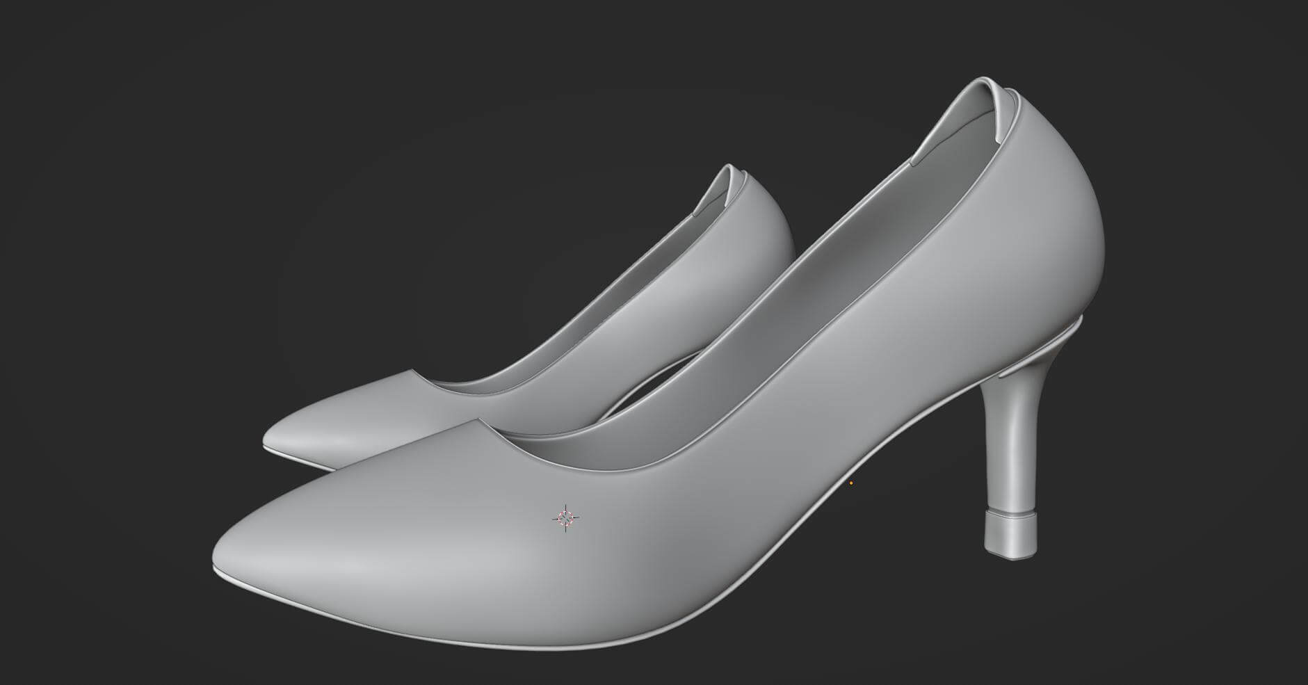 High-Heel Shoes 3D Model by jaka ardian