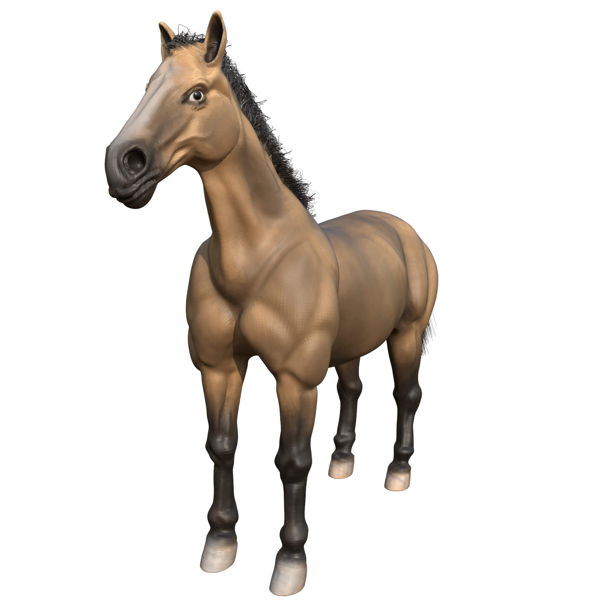 Horse Animal - 3D Model by jaka ardian