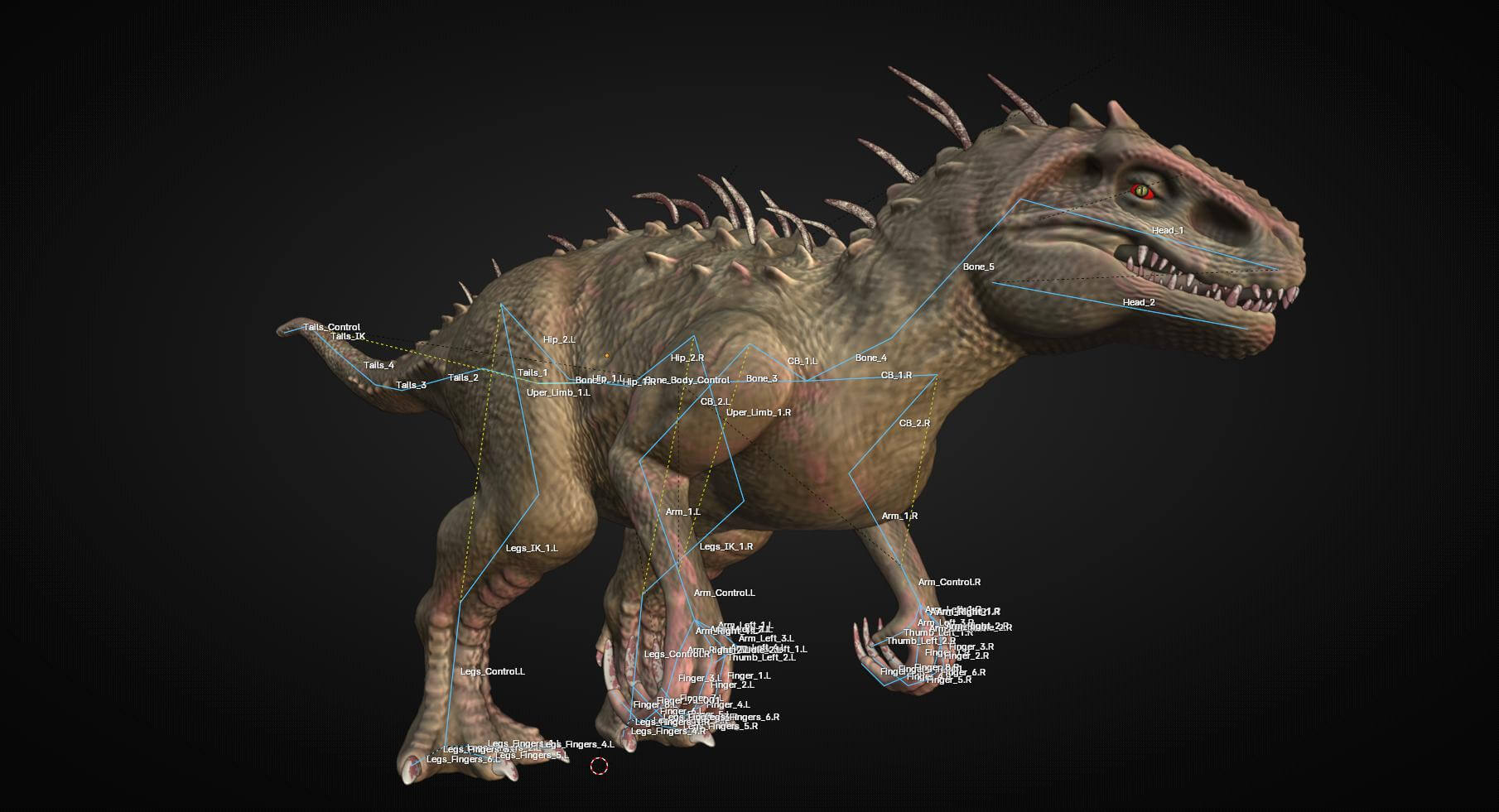 Indominus Rex - 3D Model by jaka ardian