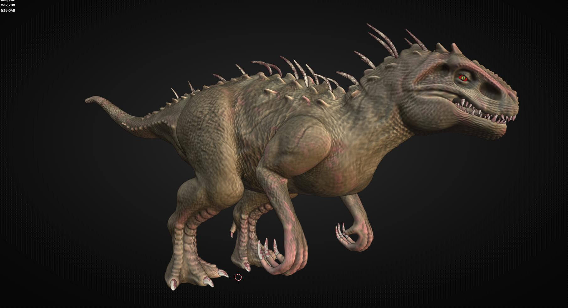Indominus Rex - 3D Model by jaka ardian