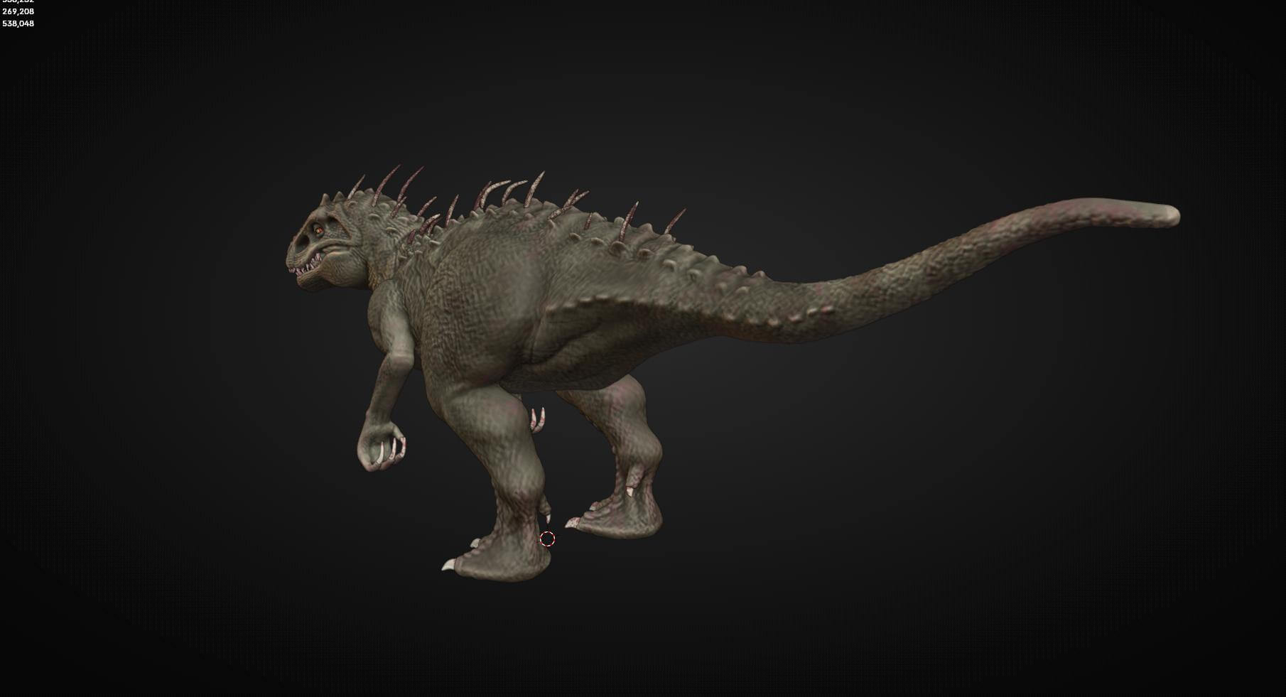 Indominus Rex - 3D Model by jaka ardian