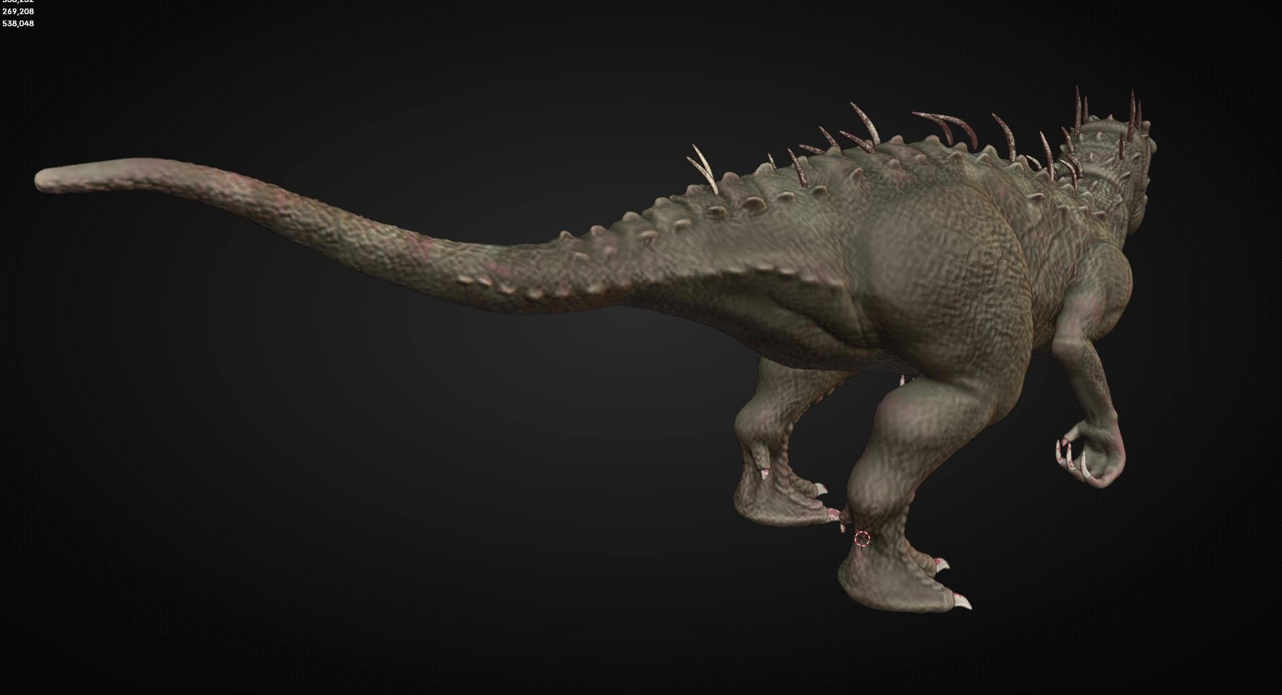 Indominus Rex - 3D Model by jaka ardian