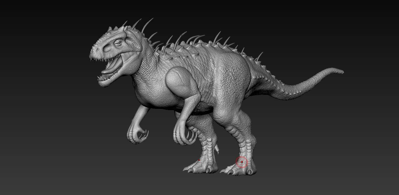 Indominus Rex - 3D Model by jaka ardian