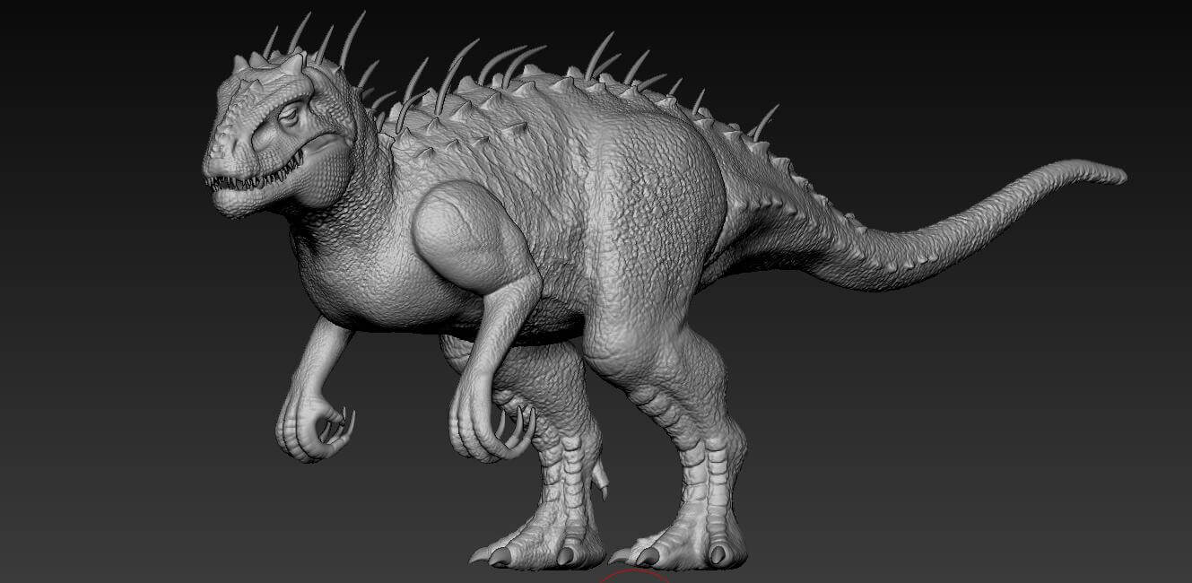 Indominus Rex - 3D Model by jaka ardian