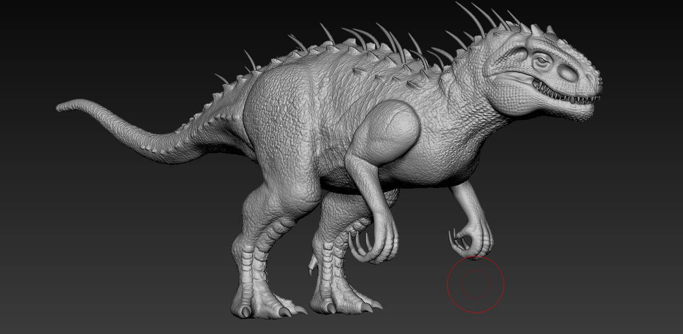 Indominus Rex - 3D Model by jaka ardian