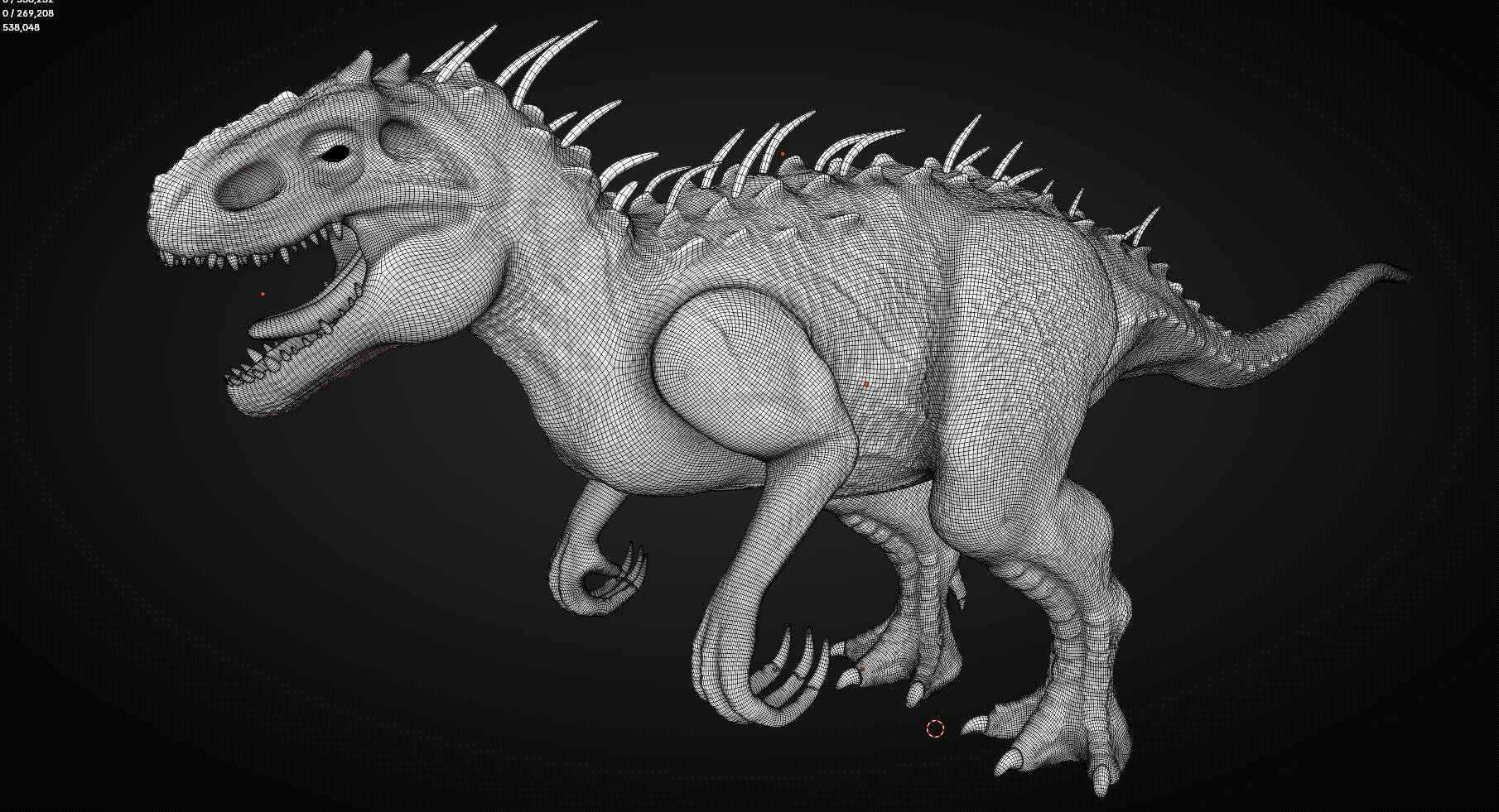 Indominus Rex - 3D Model by jaka ardian