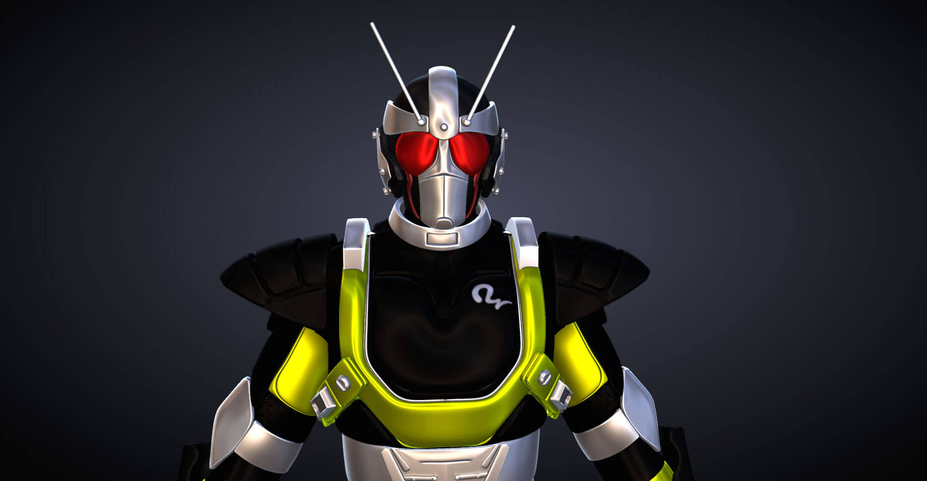 Kamen Rider RX Robo With Vortech Shooter - 3D Model by jaka ardian