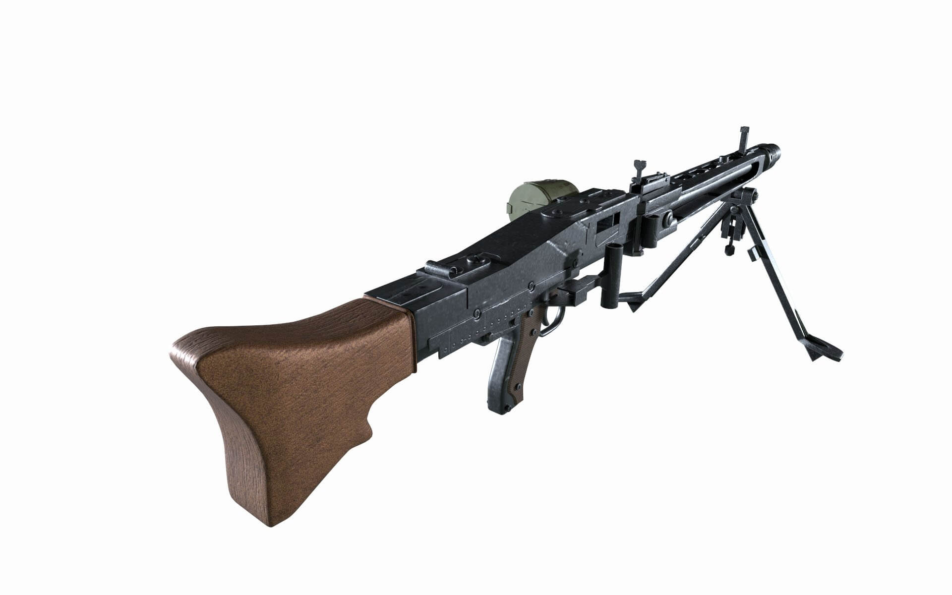 Machine Gun 42 - 3D Model by jaka ardian