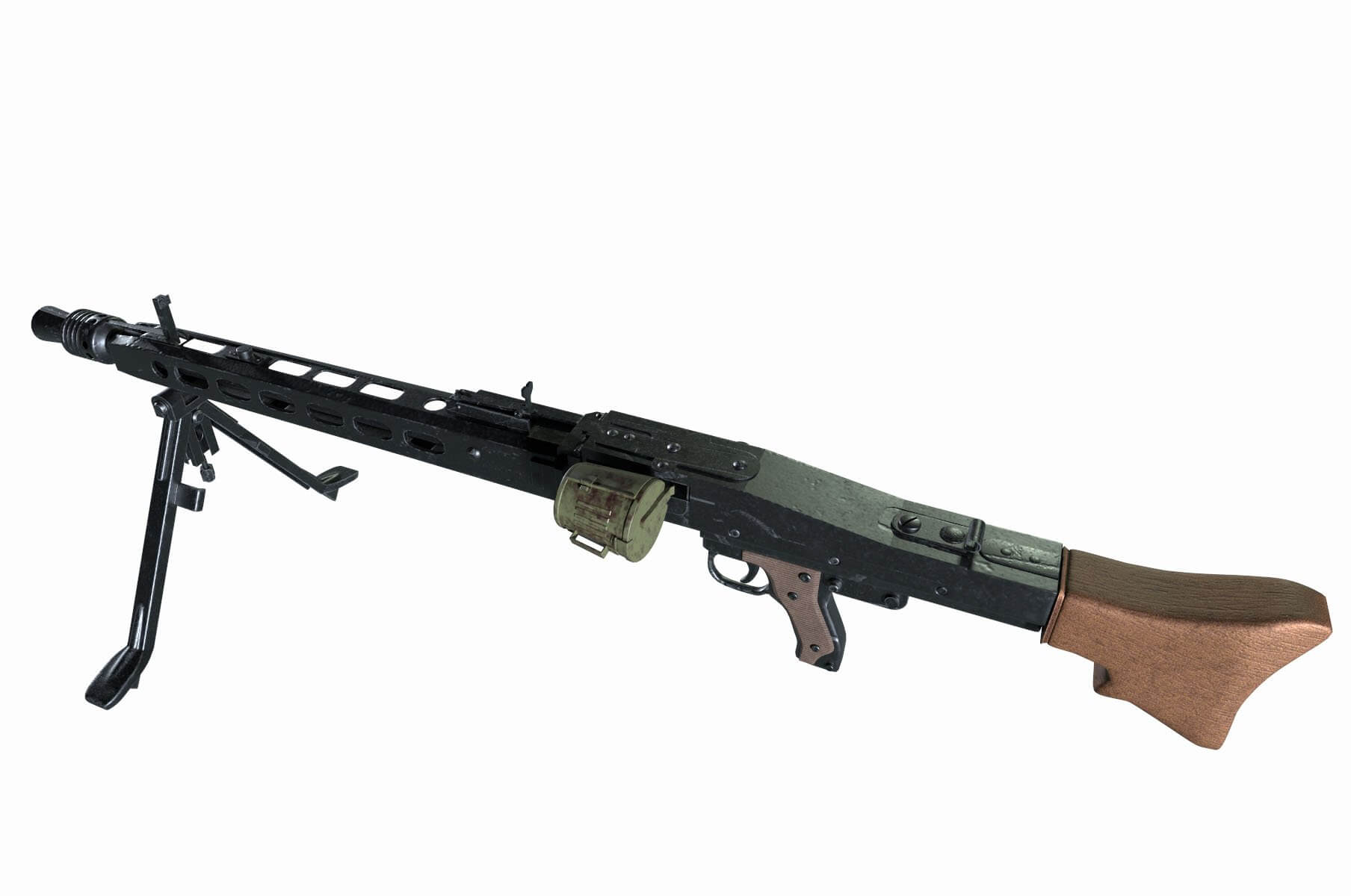 Machine Gun 42 - 3D Model by jaka ardian