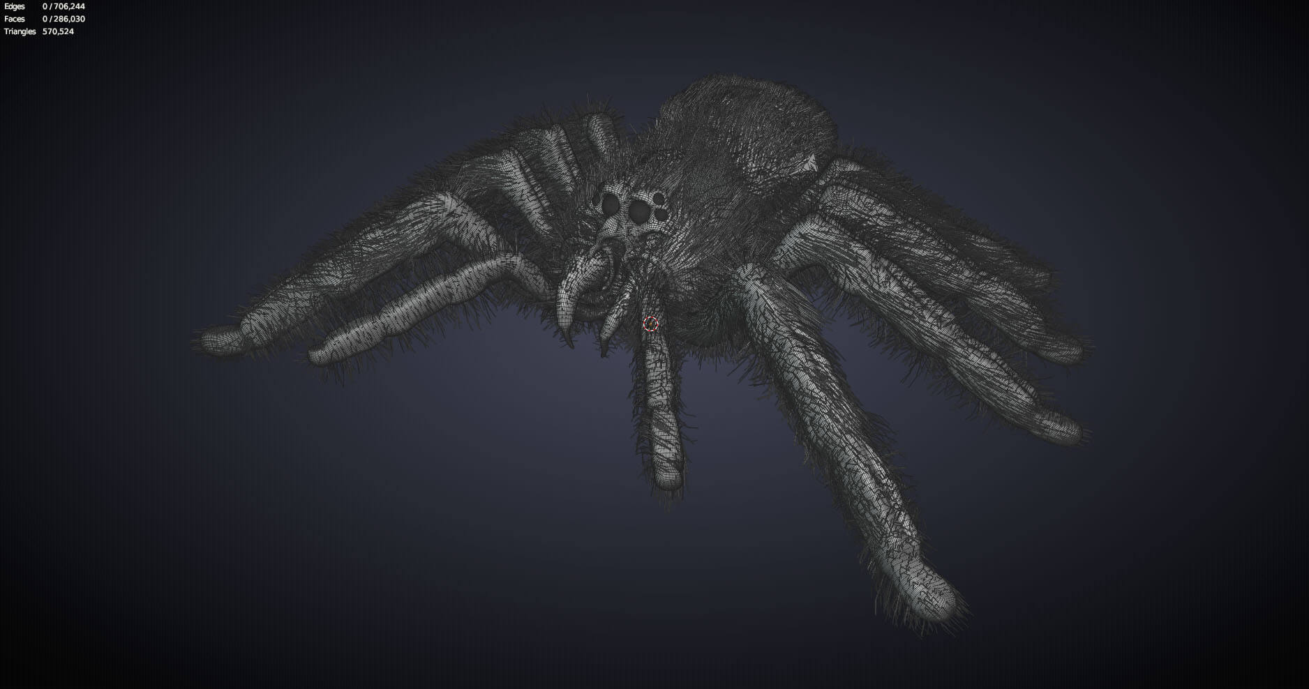 Psalmopoeus Cambridgei - 3D Model by jaka ardian