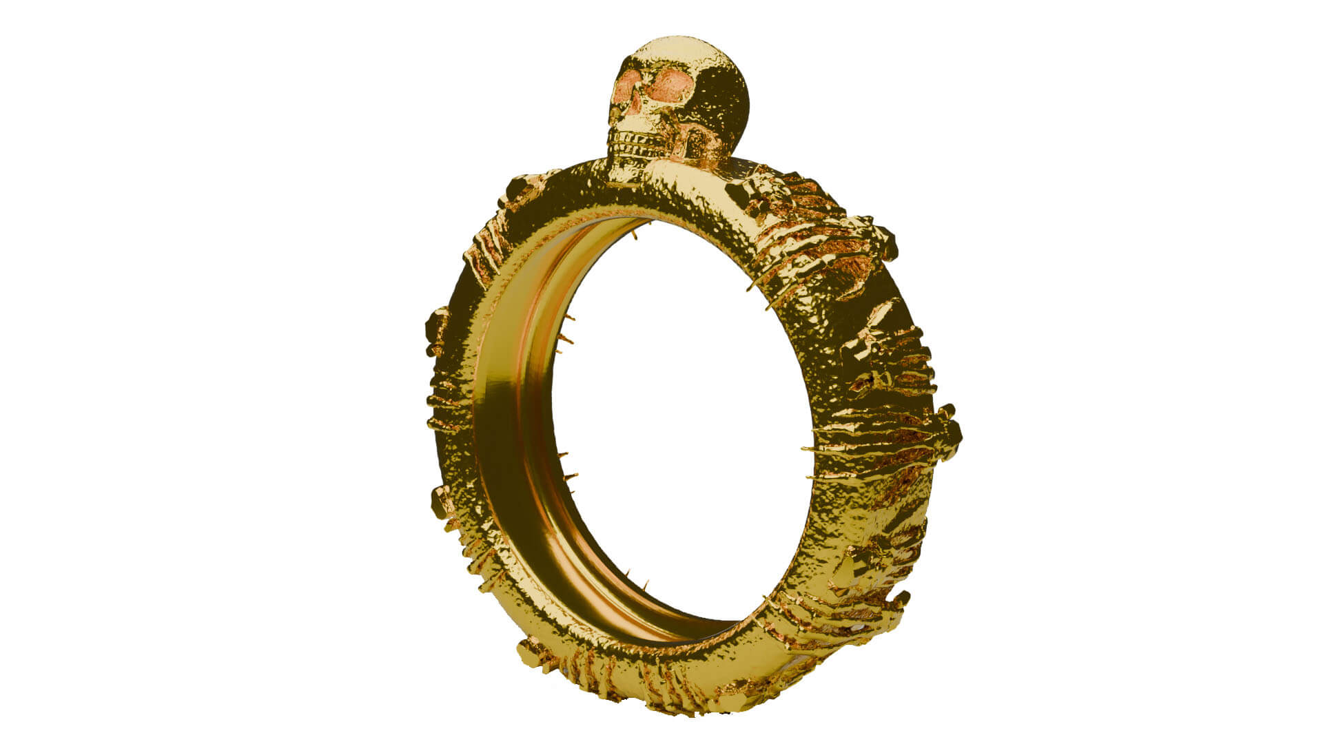 Skull Rings Scary - 3D Model by jaka ardian