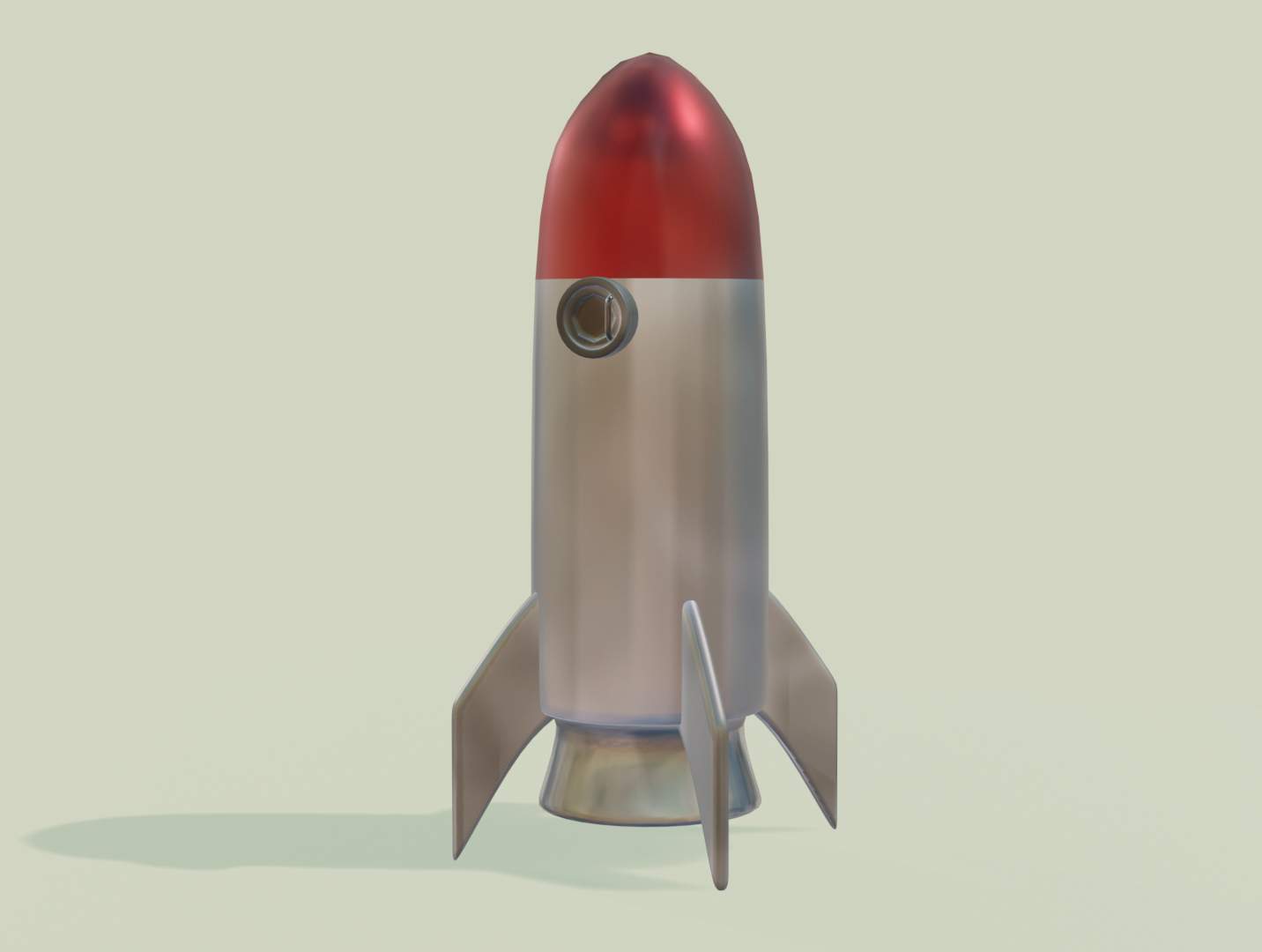 Space Rocket - 3D Model by jaka ardian