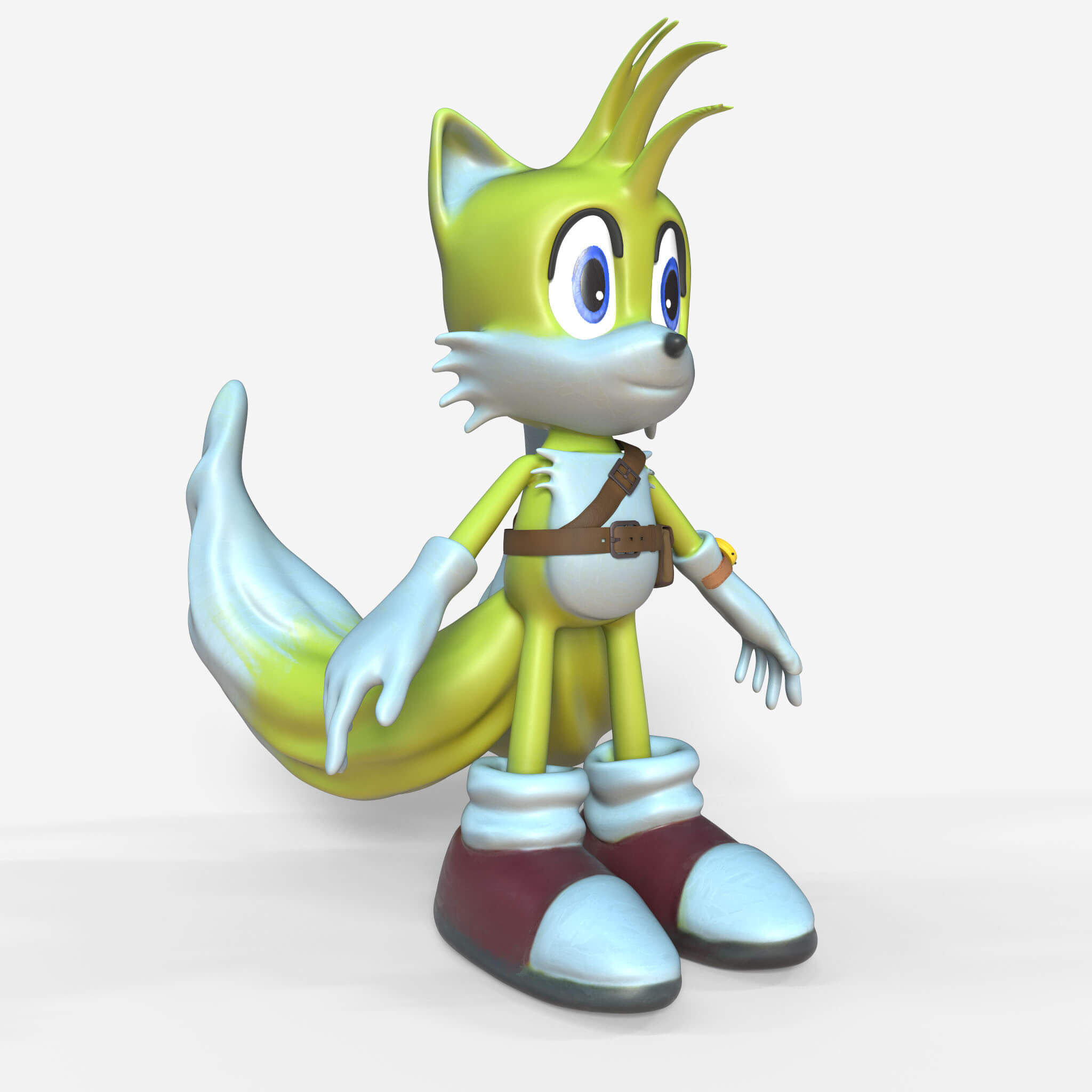 Sonic and Friends - 3D Model by jaka ardian