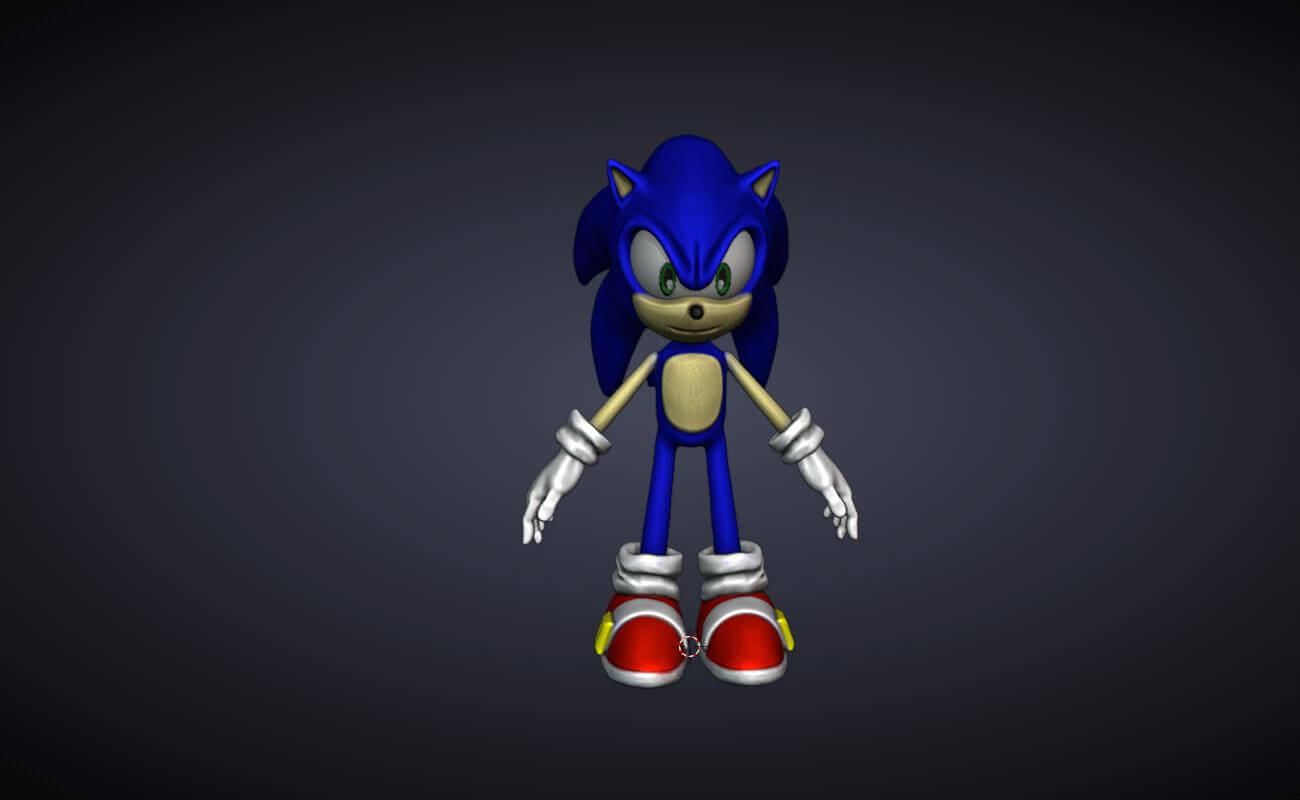 Sonic and Friends - 3D Model by jaka ardian