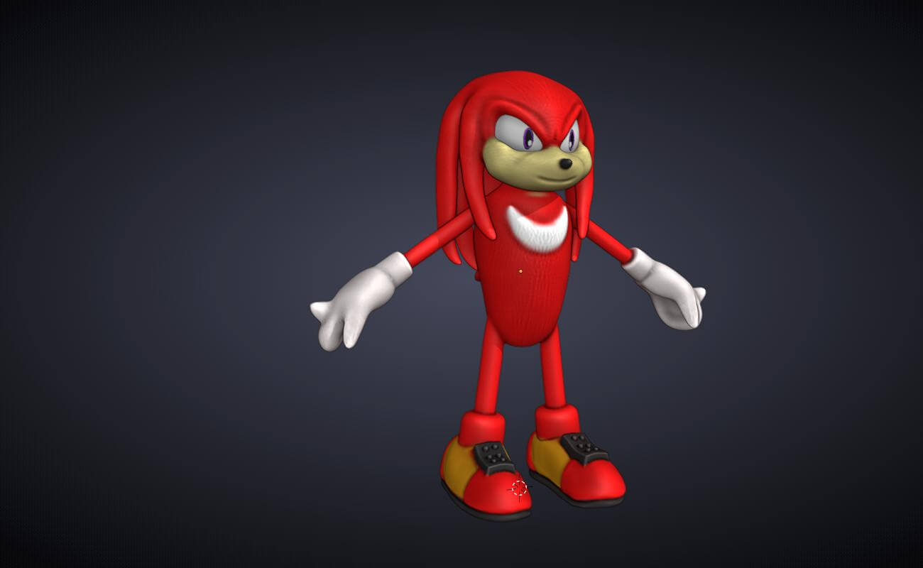 Sonic and Friends - 3D Model by jaka ardian