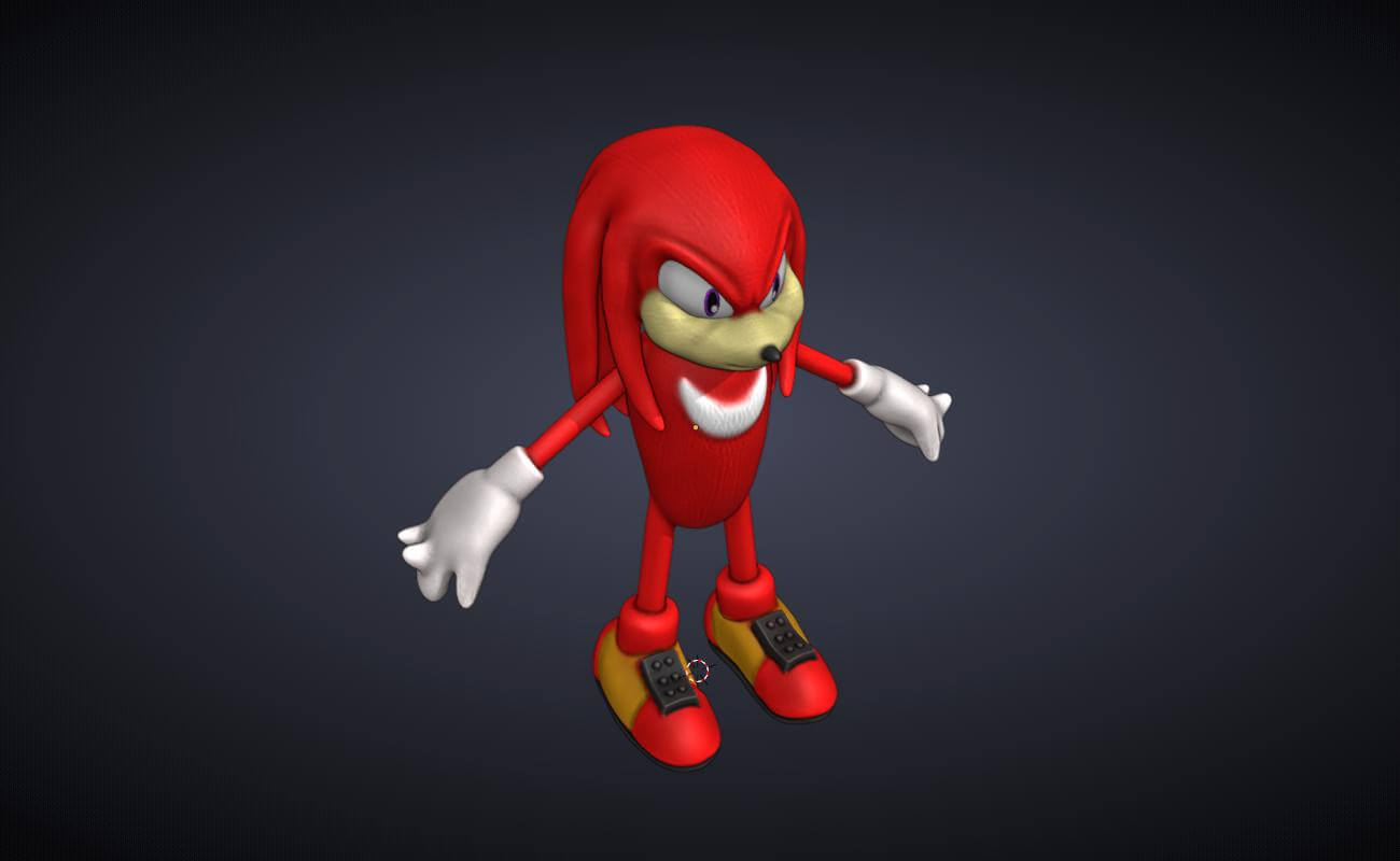 Sonic and Friends - 3D Model by jaka ardian