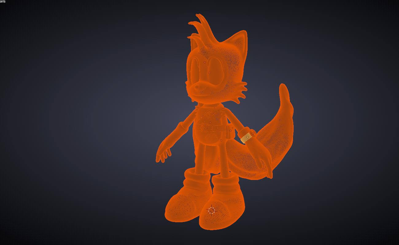 Sonic and Friends - 3D Model by jaka ardian