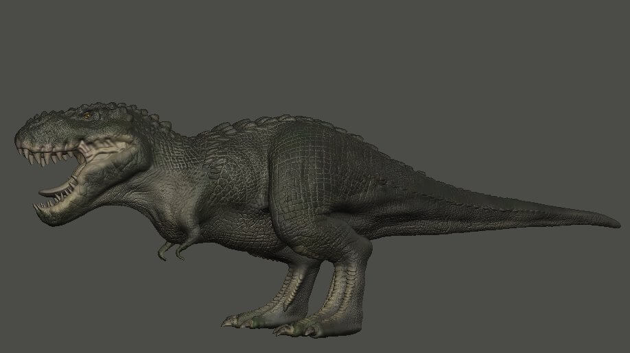 V Rex - 3D Model by jaka ardian