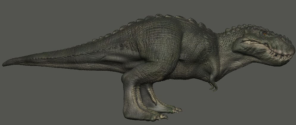 V Rex - 3D Model by jaka ardian